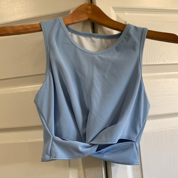Onzie | Tops | Onzie Front Front Twist Tank Sports Bra Size Ml | Poshmark